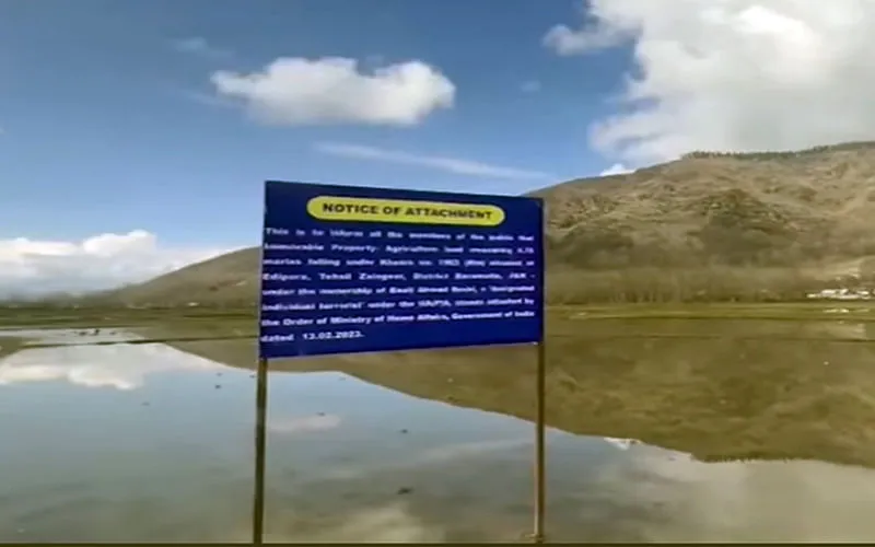 Properties of four terrorist handlers operating from Pakistan attached ...