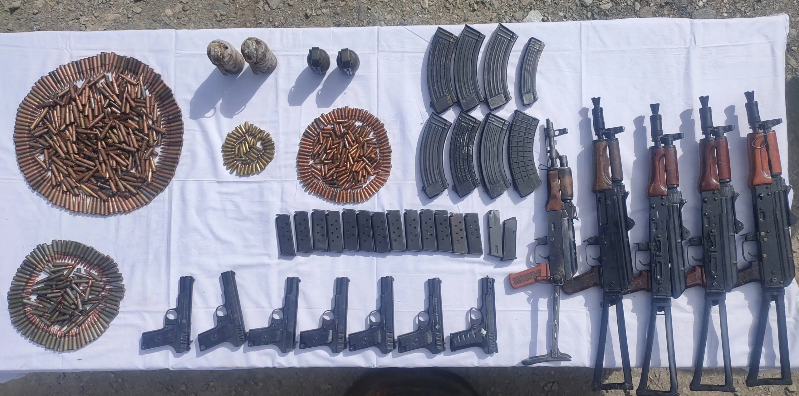 Huge cache of arms, ammunition recovered in Kupwara: Army