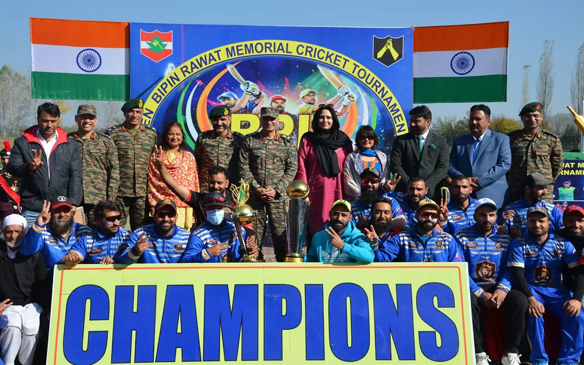 General Bipin Rawat Memorial Cricket Tournament | Army at forefront to ...