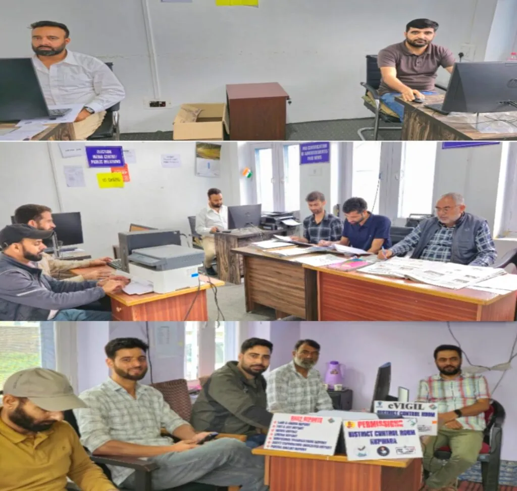 MCMC, Media Centre, Election Control Room set up in Kupwara - Greater ...