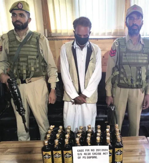 Police arrest notorious bootlegger in Sopore - Greater Kashmir