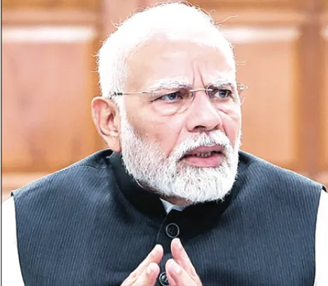 PM Modi expressed "deep concern" on Gaza situation, reiterated only ...