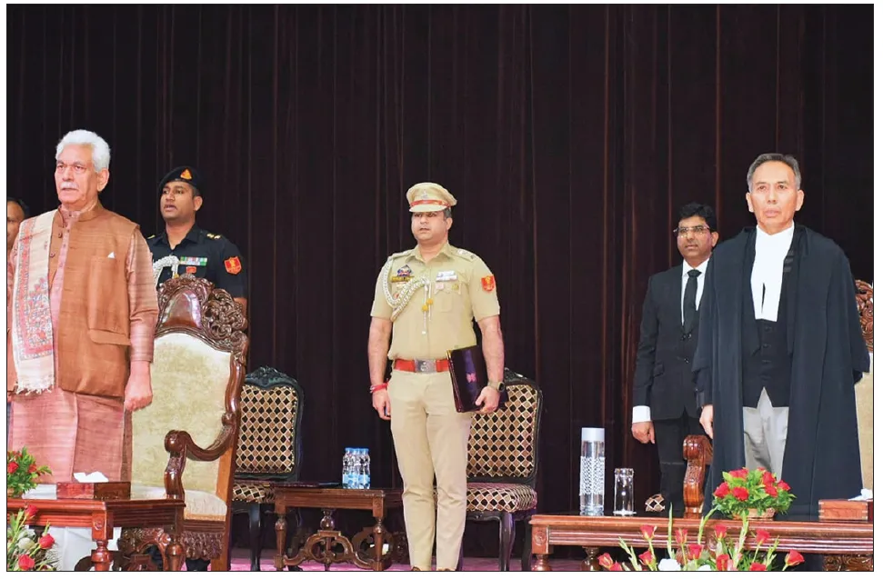 Justice Tashi Rabstan sworn in as Chief Justice of J&K and Ladakh HC