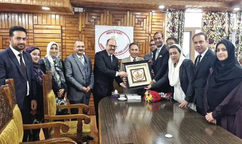 Justice Tashi Rabstan felicitated on elevation as High Court Chief ...