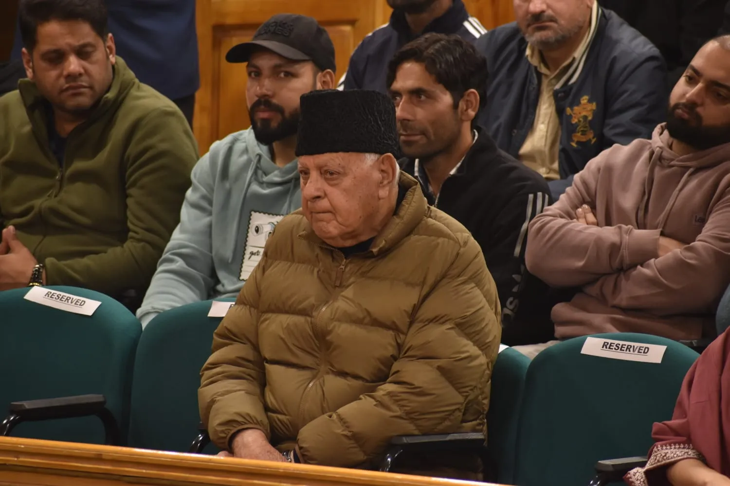 Farooq Abdullah witnesses J-K Assembly proceedings - Greater Kashmir Farooq Abdullah witnesses J-K Assembly proceedings - Greater Kashmir