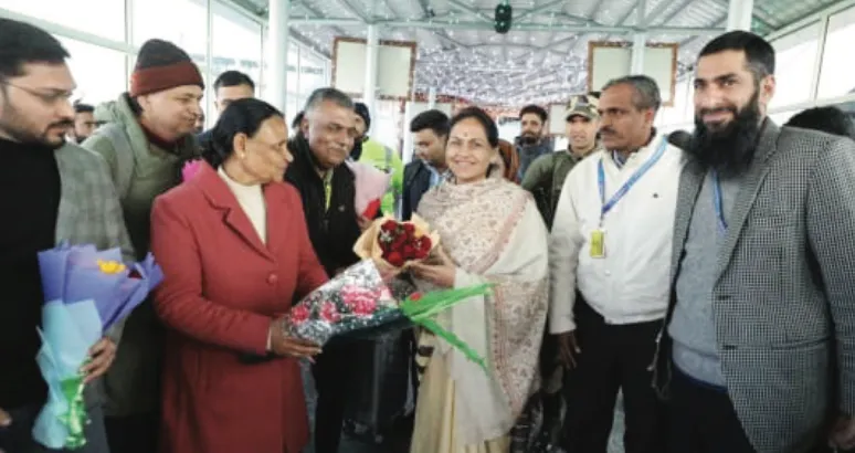 EPFO officials welcome Union MoS MSME