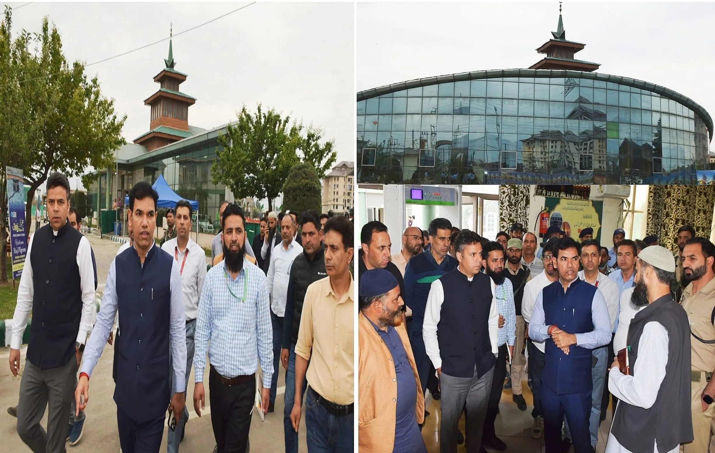 Div Com Kashmir visits Hajj House Bemina, inspects arrangements for Hajj 2025