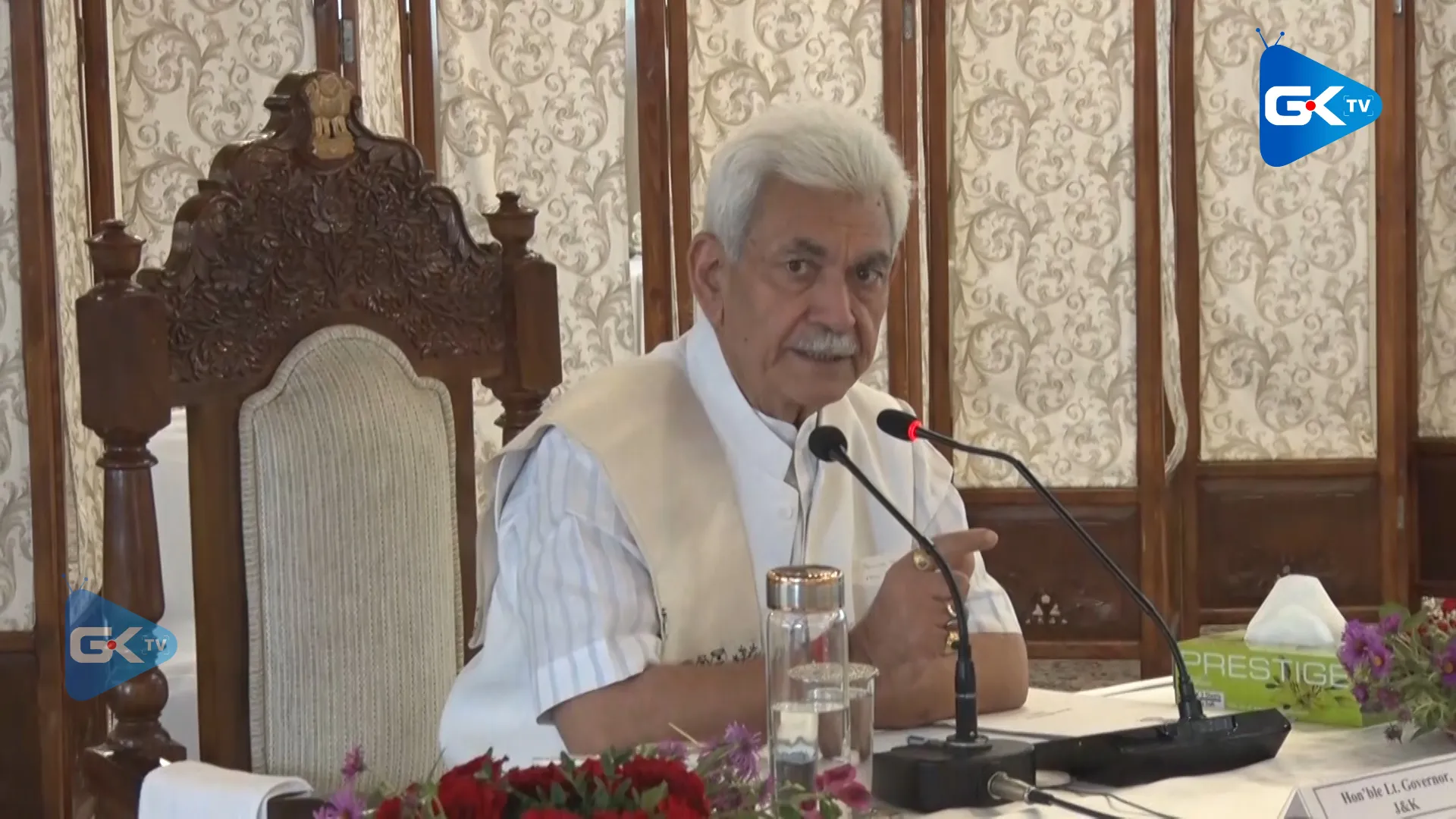 LG Sinha chairs high level meet, reviews Amarnath Yatra preparedness