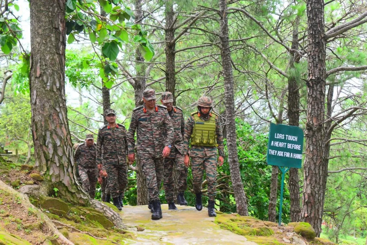 GOC White Knight Corps reviews operational readiness at multiple forward brigades in J&K