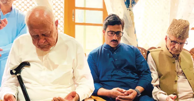 Dr Farooq Abdullah visits bereaved families