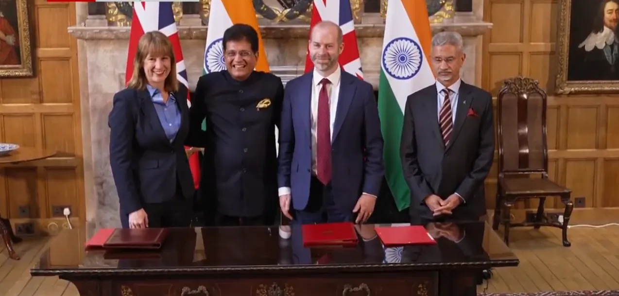 India, UK ink historic trade deal