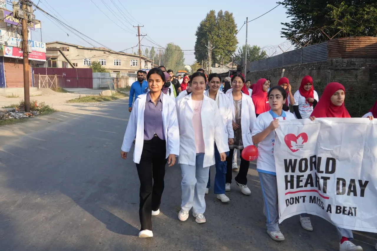 World Heart Day: GMC Anantnag organises 8-km walkathon from MMABM ...