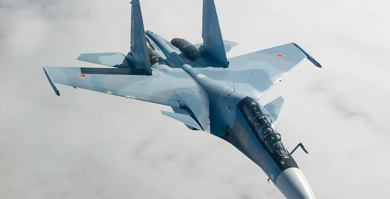 Russian fighter jet Su-30 crashes near Finland border during training ...