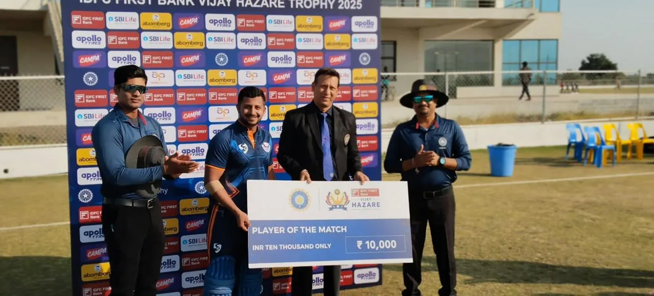 Vijay Hazare Trophy: J&K begin campaign with 10-wicket win over Chandigarh